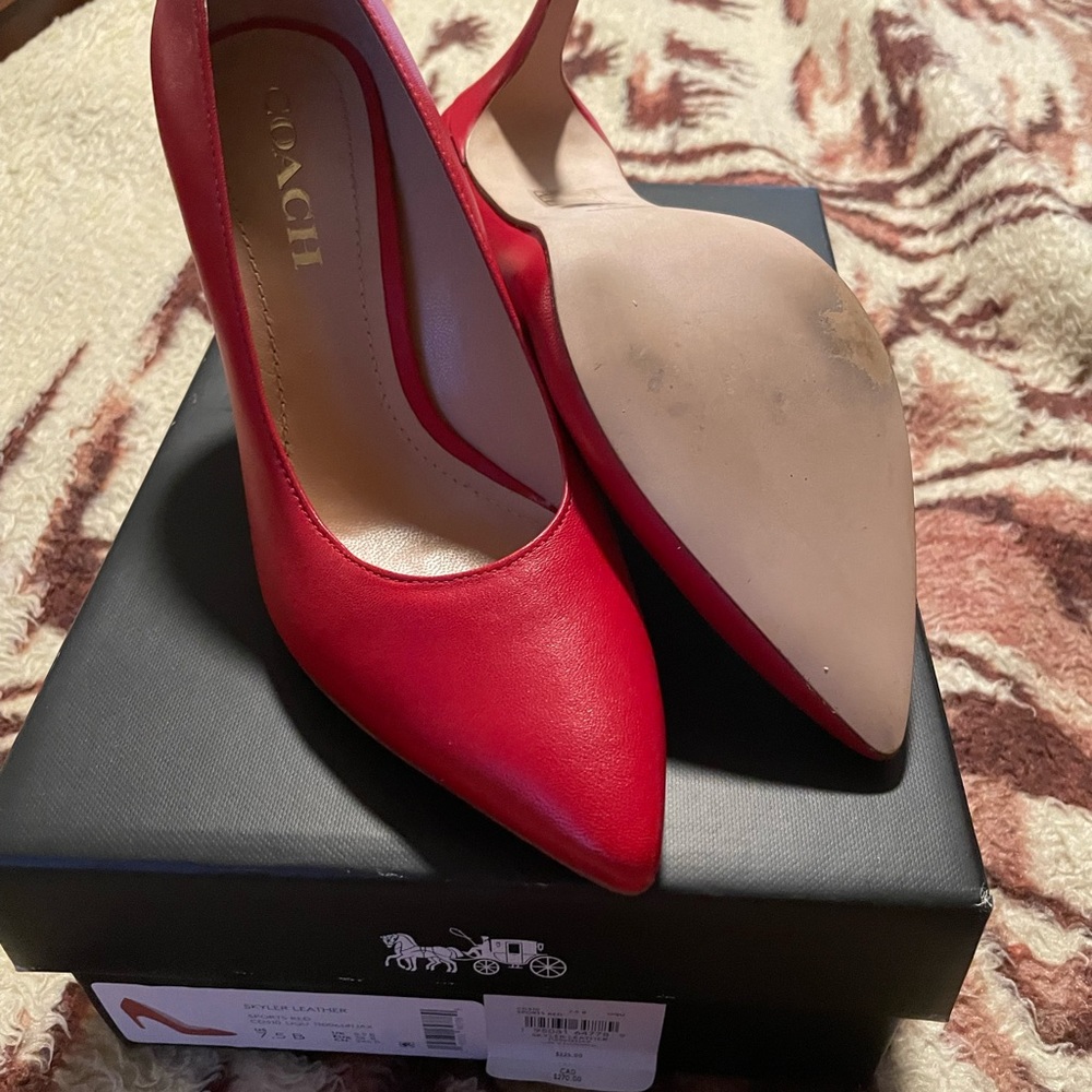 Coach Red Pumps - Gem